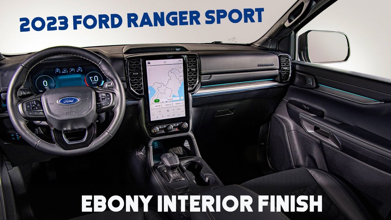 2023 Ford Ranger Sport Interior Review - YouTube