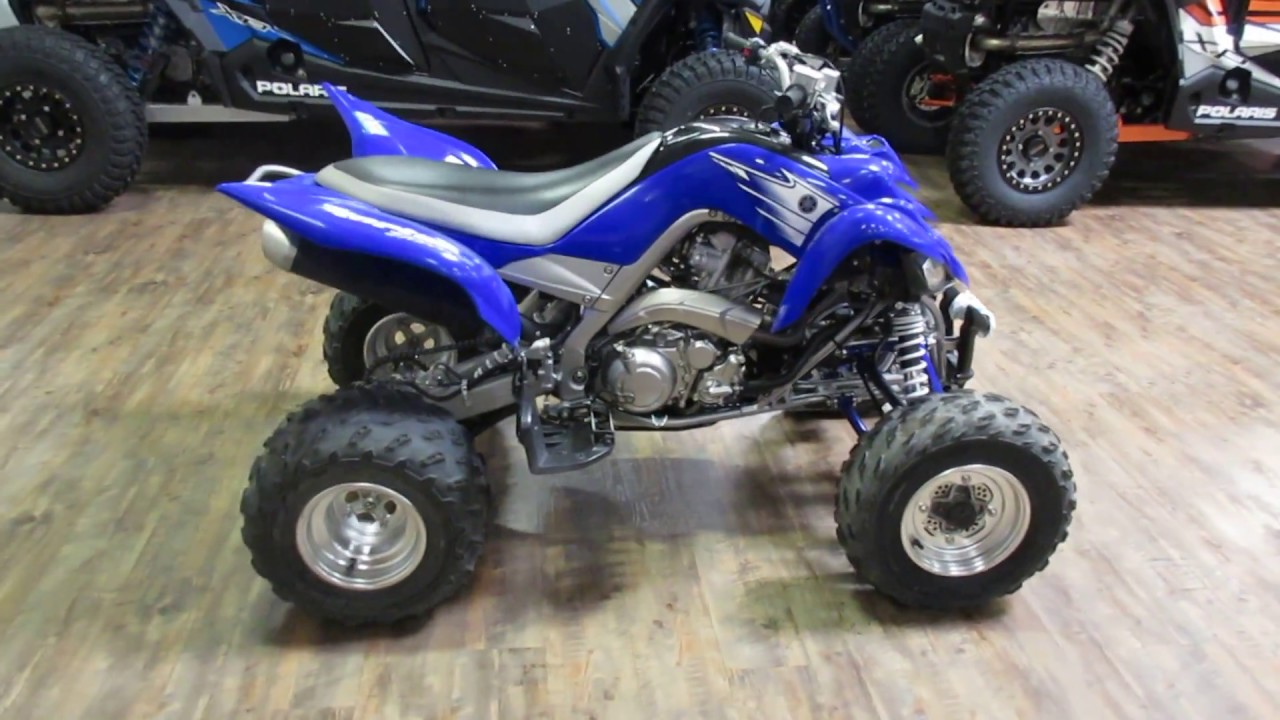2007 YAMAHA RAPTOR 700 R BLUE U028572 VIDEO - YouTube