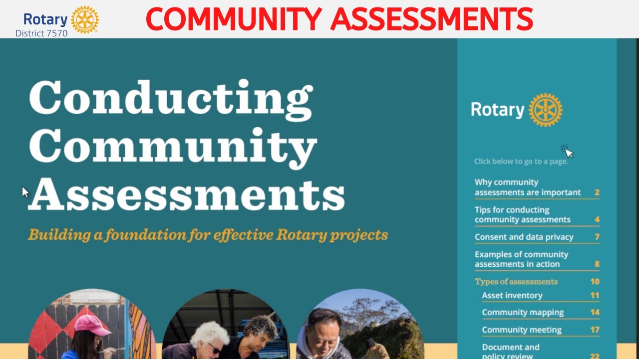 Why You NEED to Do a Community Assessment! - YouTube