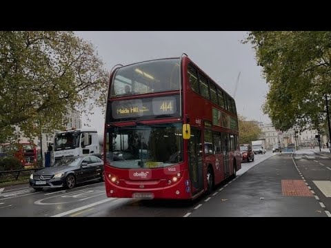 Last Day Of The 414 Bus Route Putney Bridge - Marble Arch There & Back ...