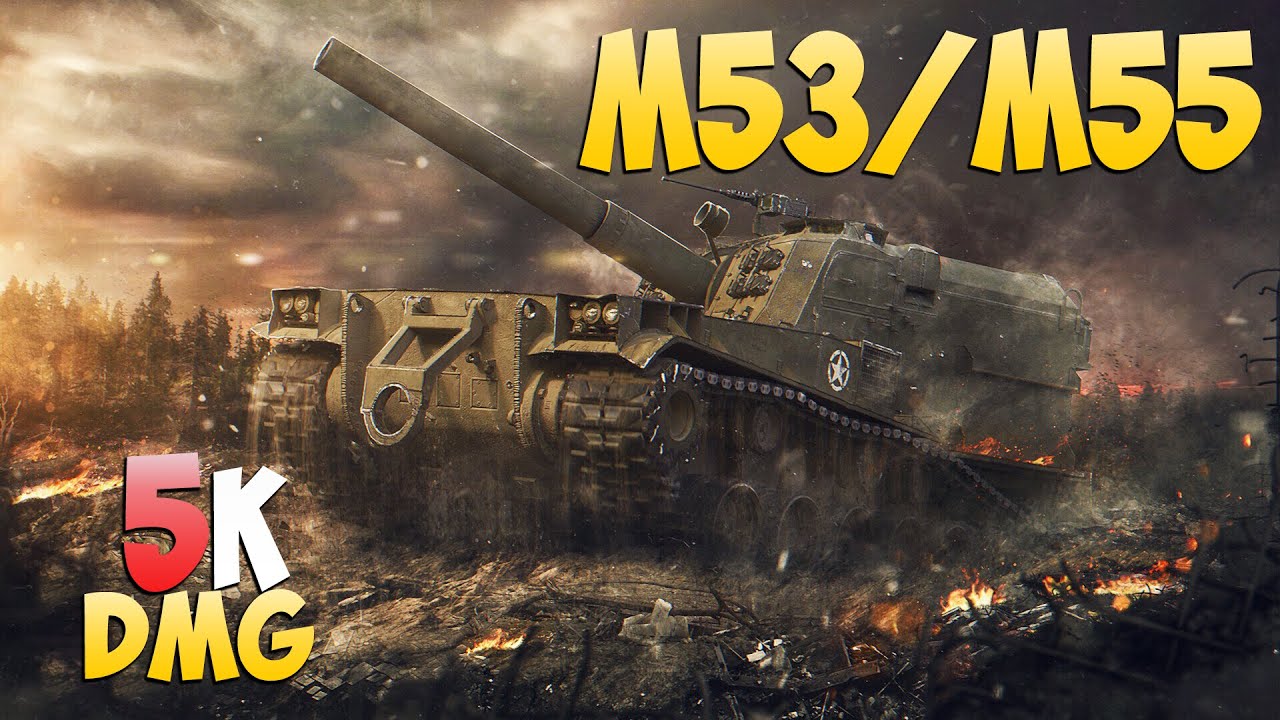 M53/M55 - 5 Kills 5K DMG - Heavenly! - World Of Tanks - YouTube