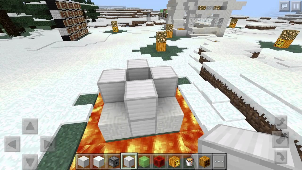 How to build an snow golem archery tower in minecraft. - YouTube