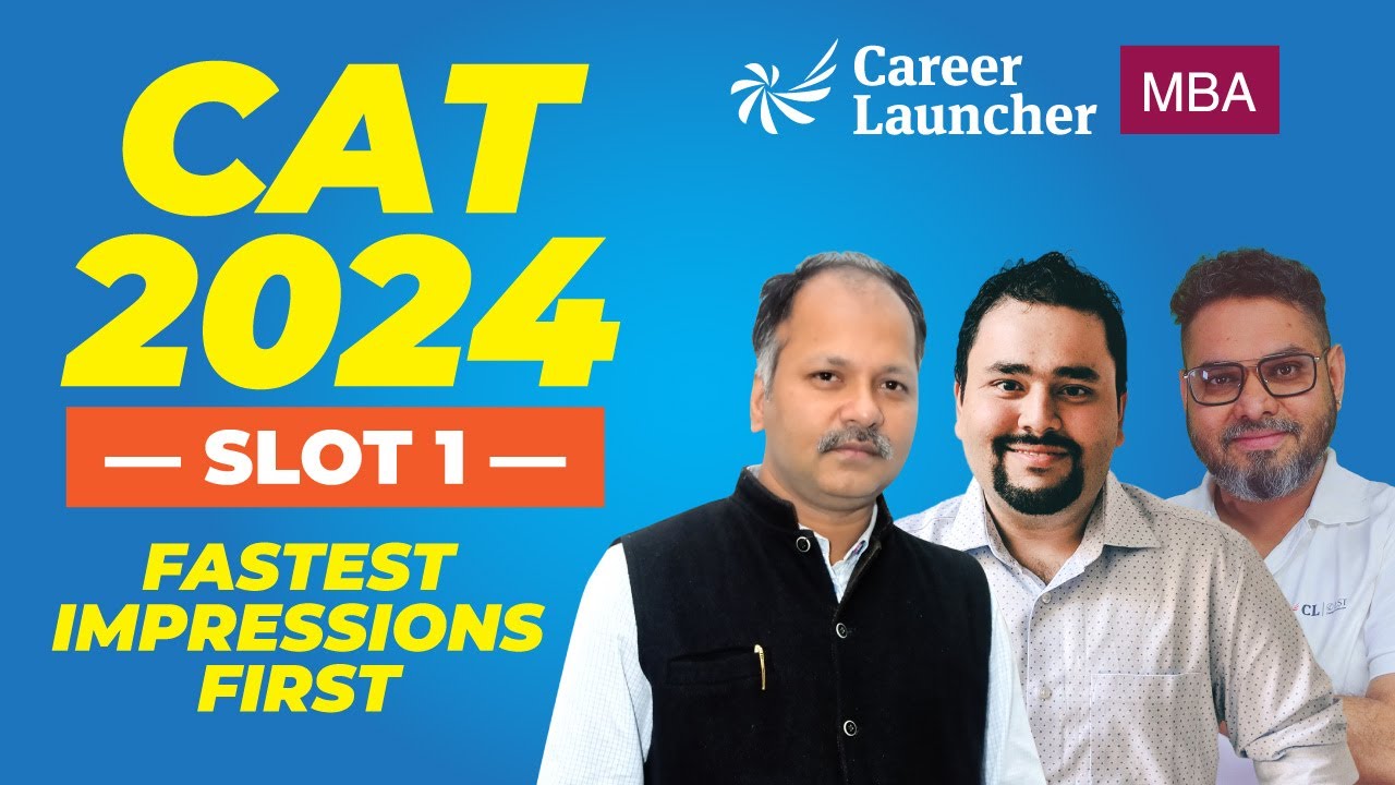 CAT 2024 Slot 1 First Impression | How was CAT 2024 Slot-1? CAT 2024 ...