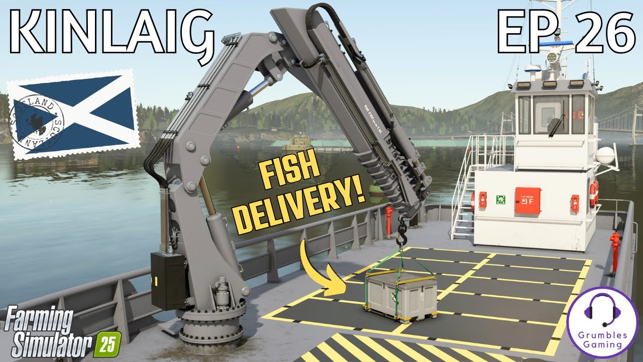 HAULING FISH, PORT TO PORT | Kinlaig | FS 25 | Episode 26 - YouTube