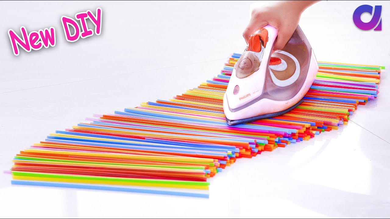 10 New drinking straw reuse ideas | Best out of waste | Artkala 338 ...