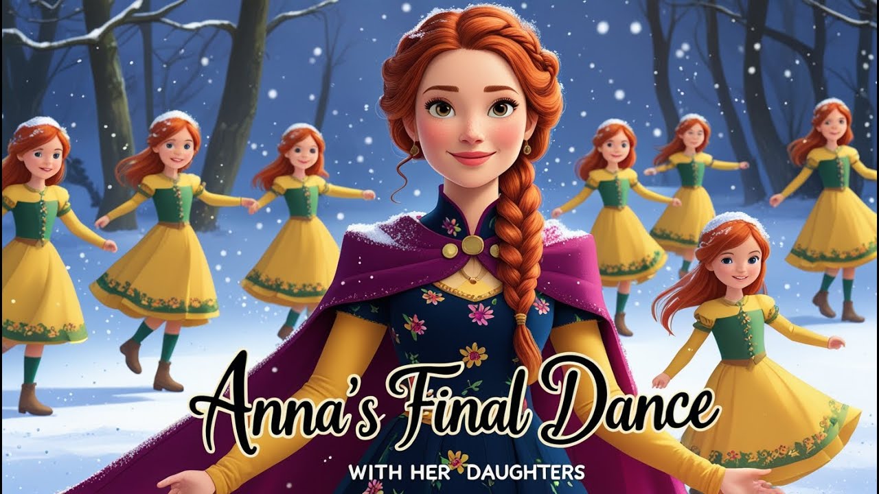 🎶A Mother's Love in Ice: Anna's Final Dance with Her Twin Daughters 💙 ...