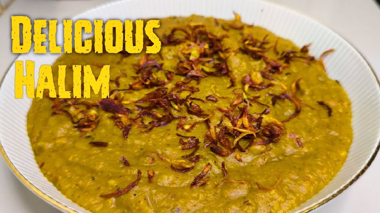 ঘরে থাকা উপকরণ দিয়ে শাহী হালিম এর রেসিপি || Halim Recipe || Halim ...
