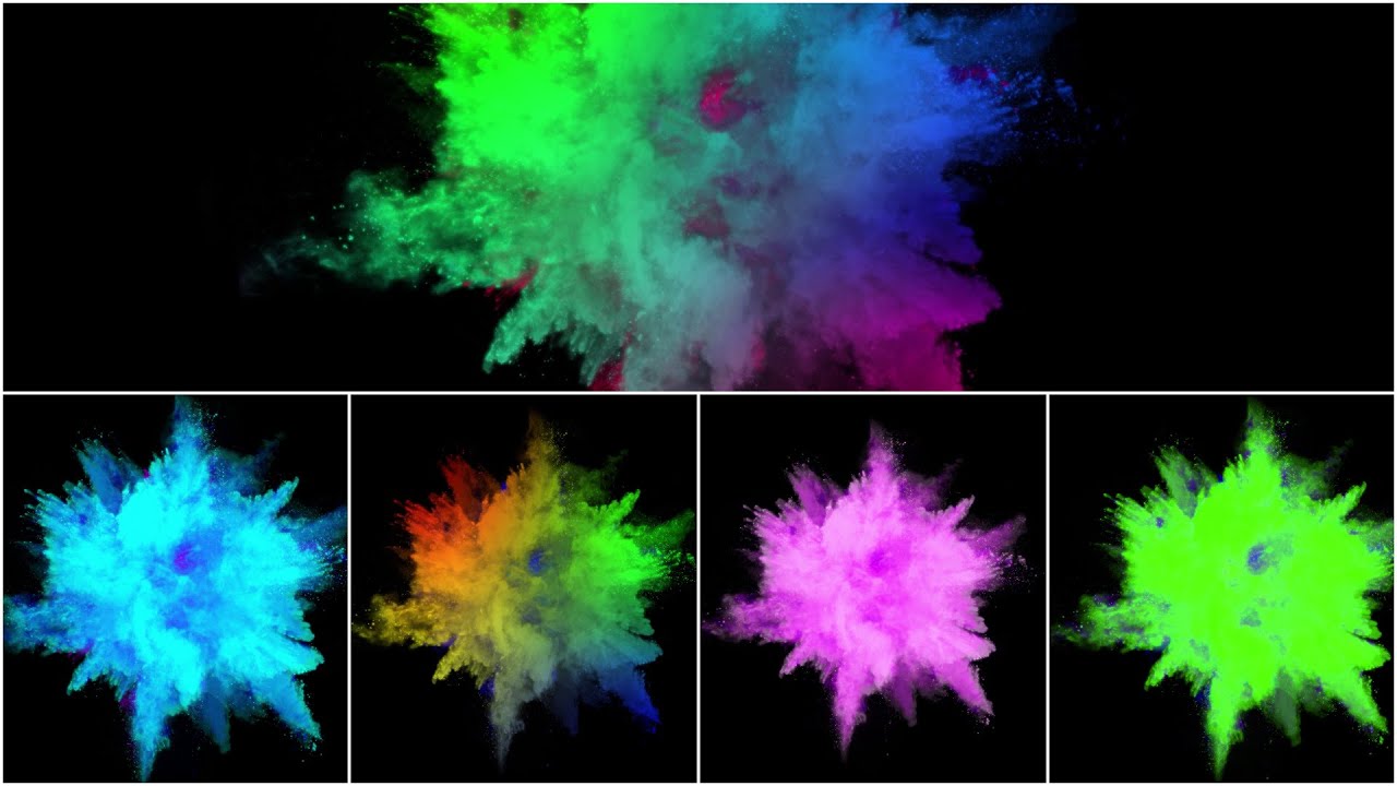 4K Color Explosion Pack Free Download - YouTube