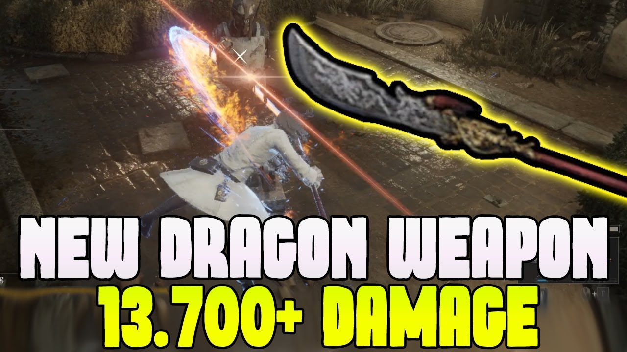 NEW Lies Of P Best Weapon (13.700+ Damage) Azure Dragon Crescent Glaive ...