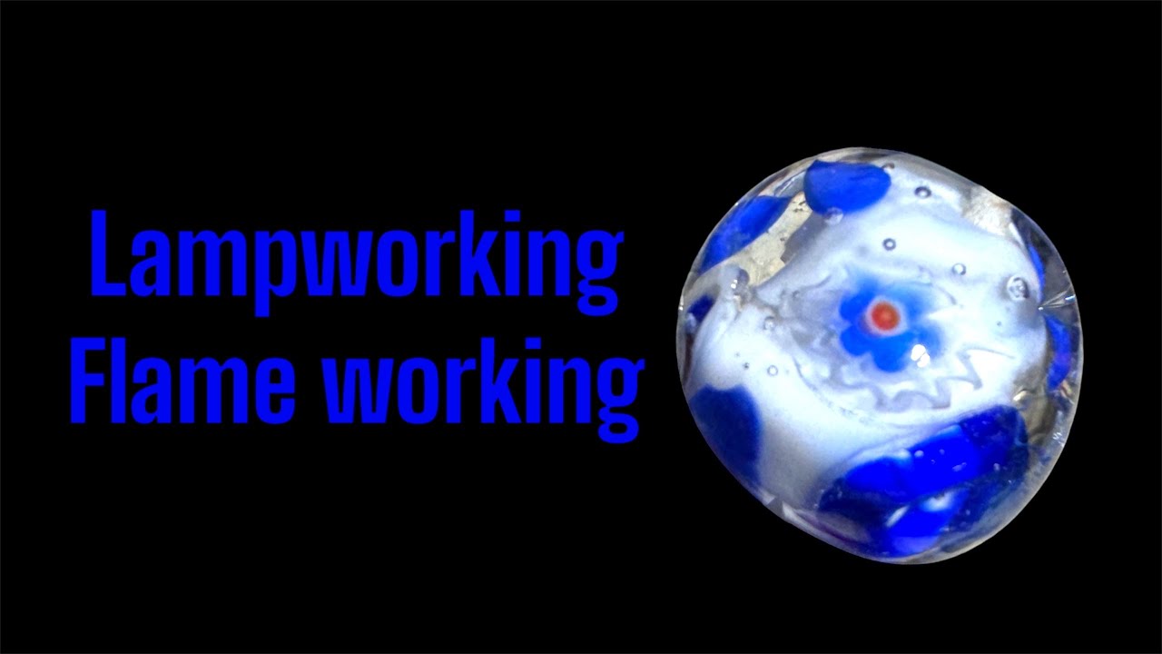 Lampworking/ LOTS OF CLEAR #lampworkbeads #lampworking #lampwork - YouTube