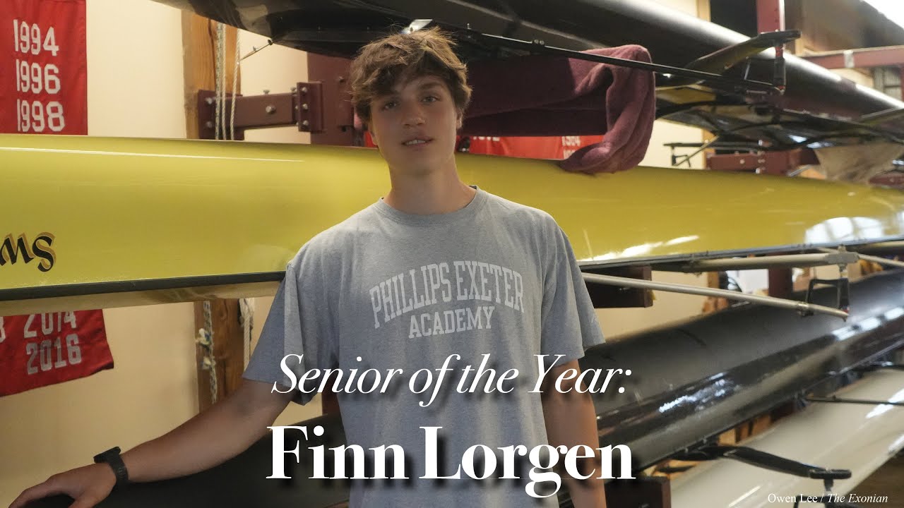 Senior of the Year: Finn Lorgen - The Exonian - YouTube