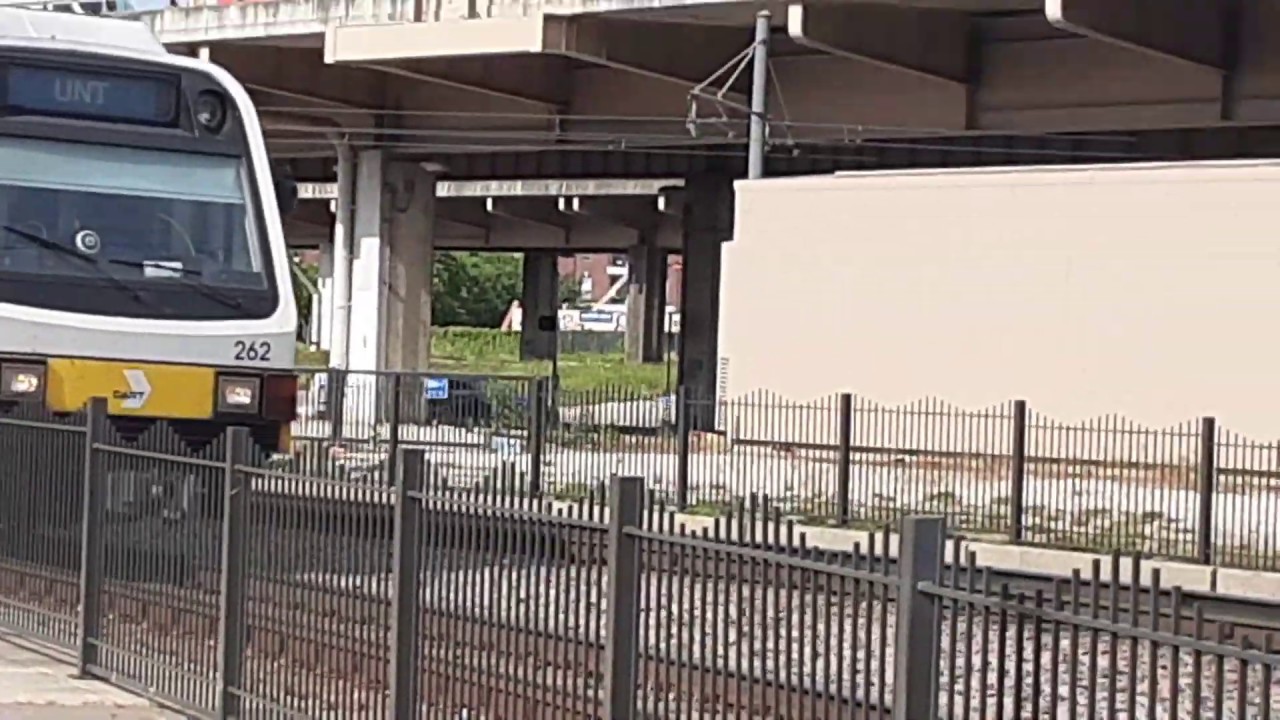 Dart Blue Line Near city place/uptown tunnel - YouTube