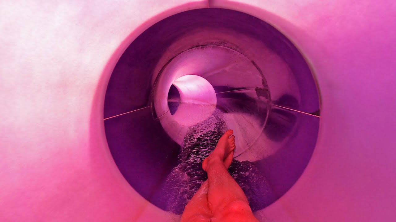 Insane Tiger Snake Tango Water Slide [Purple] Oasis Springs - YouTube