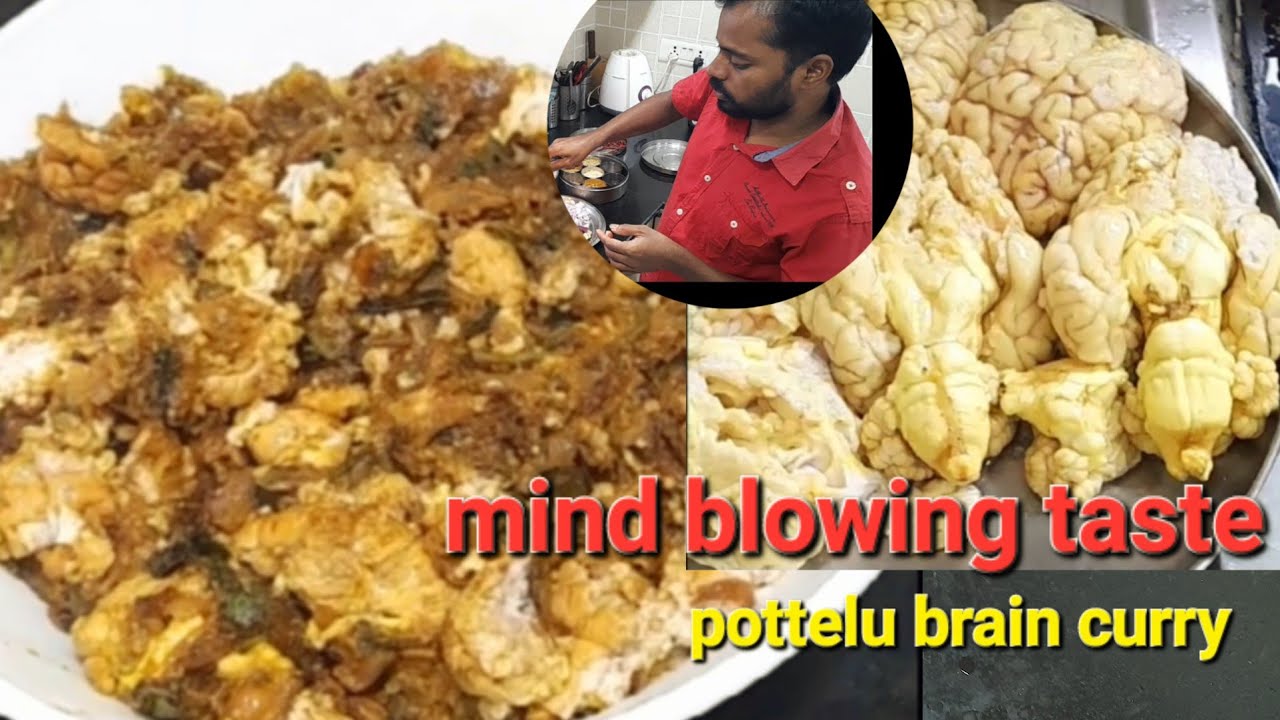 పొట్టేలు మెదడు పచ్చి మిర్చి pottelu brain green chilly curry.#trending ...