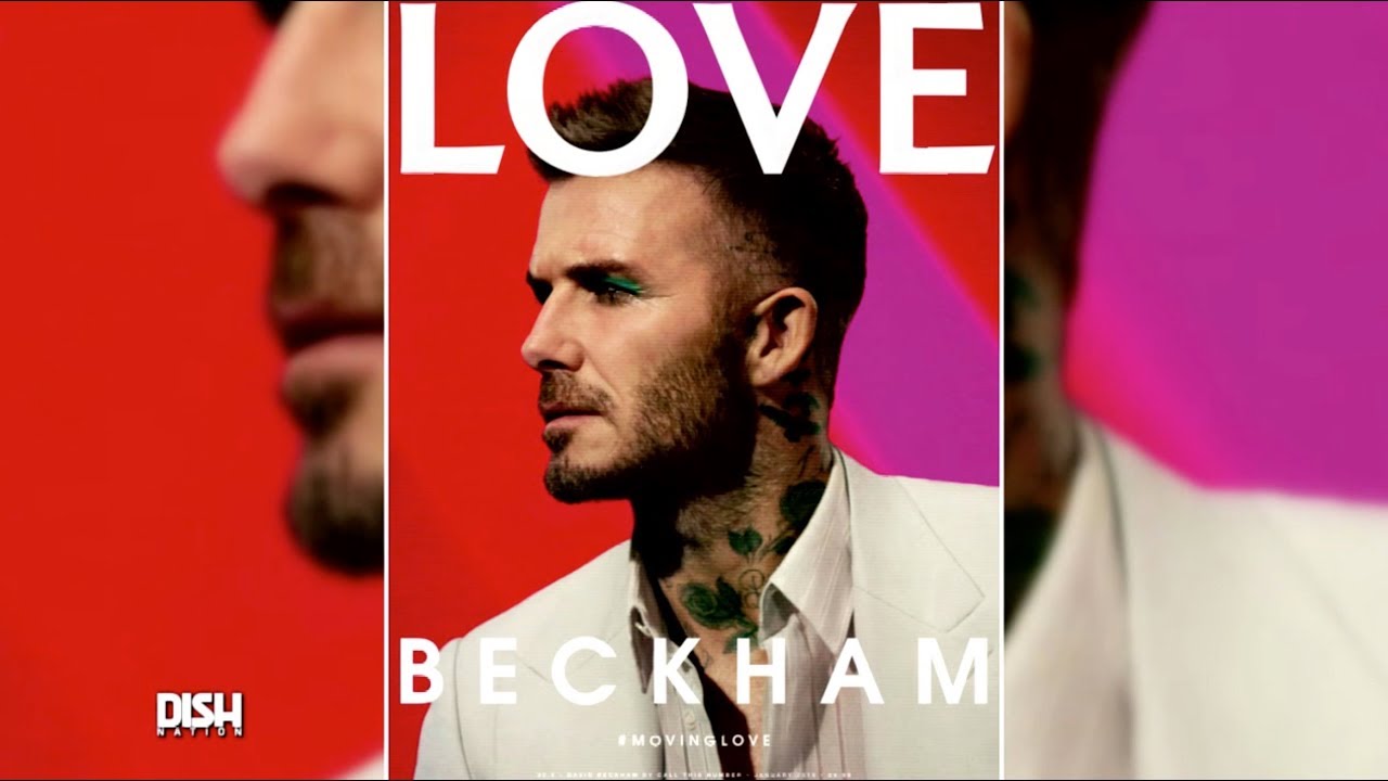 ALL EYES ARE ON DAVID BECKHAM... AND HIS EYE SHADOW - YouTube