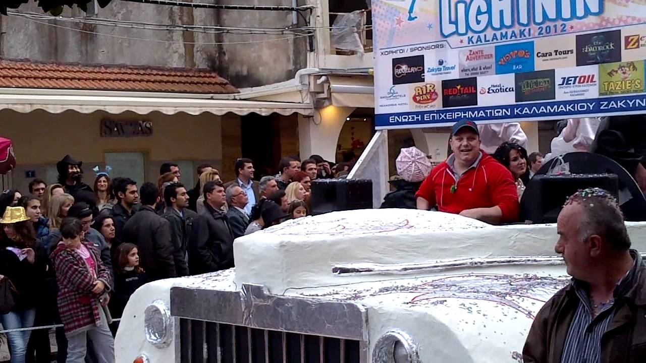 Zante (Zakynthos) 2012 Carnival Procession - The Kalamaki Greased ...
