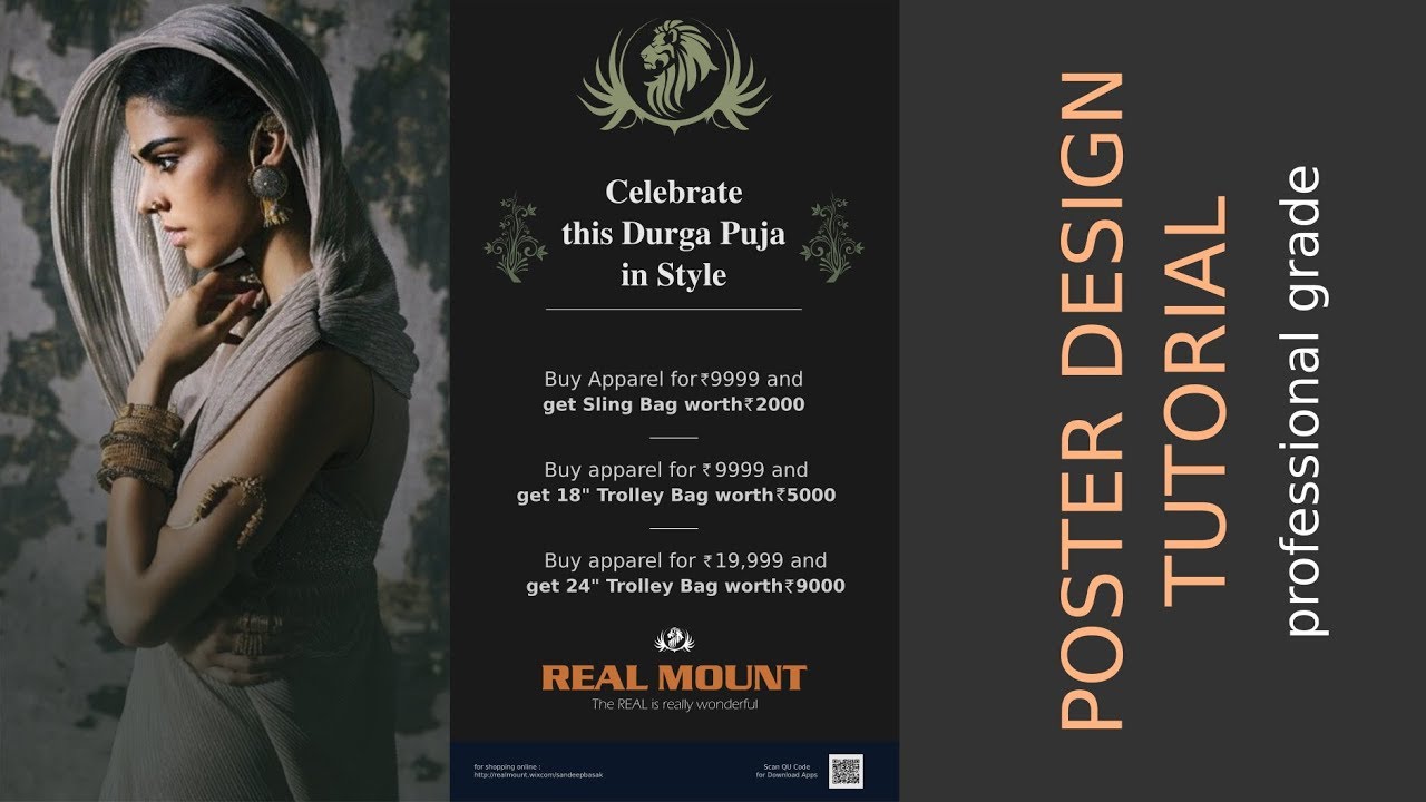 Coreldraw/inkscape- tutorial for beginner@ professional poster design ...