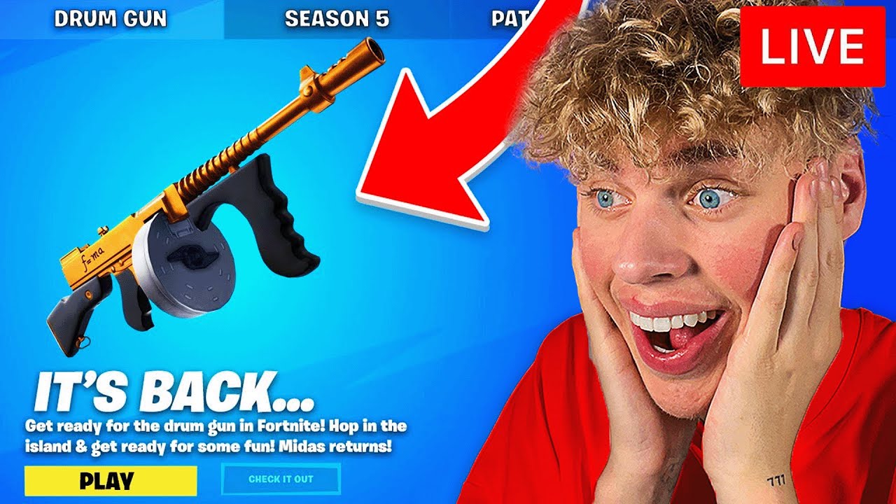 🔴Die *OG TROMMEL WAFFE* in FORTNITE SEASON 4!! (hype) - YouTube