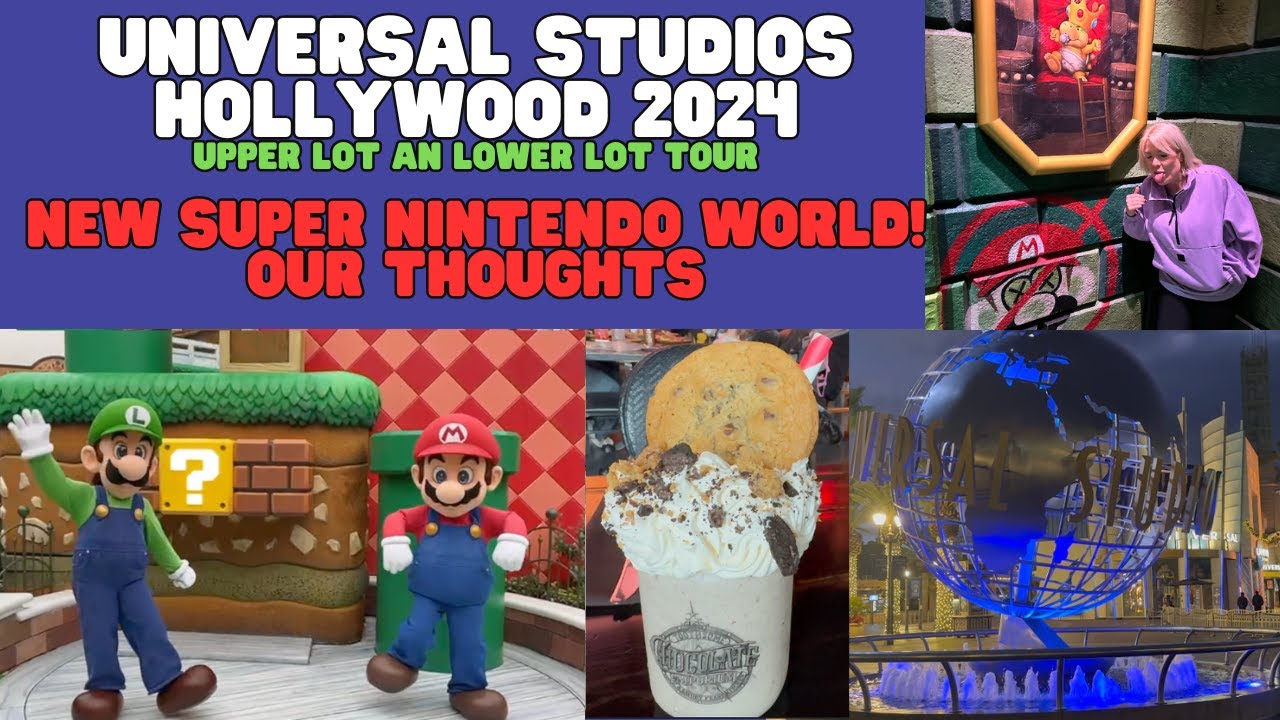 Universal Studios Hollywood Super Nintendo world California - YouTube