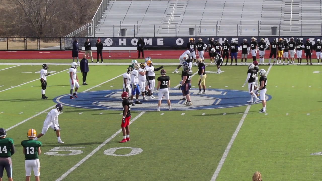 2019 College Gridiron Showcase - Day 1: Team-vs-Team Drills - YouTube