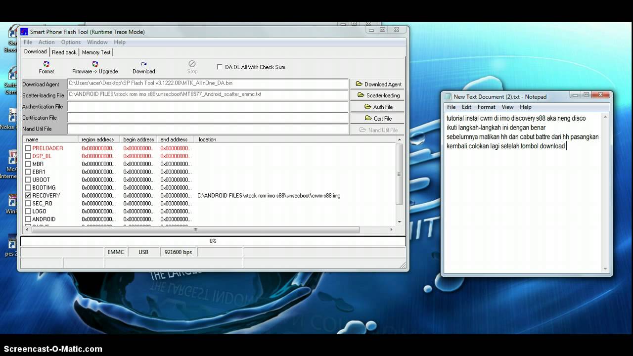 tutorial instal cwm di imo discovery s88 aka neng disco - YouTube