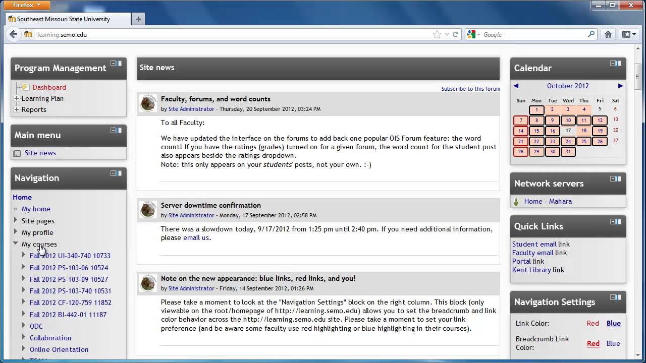 Moodle Demo Course- Course Navigation - YouTube