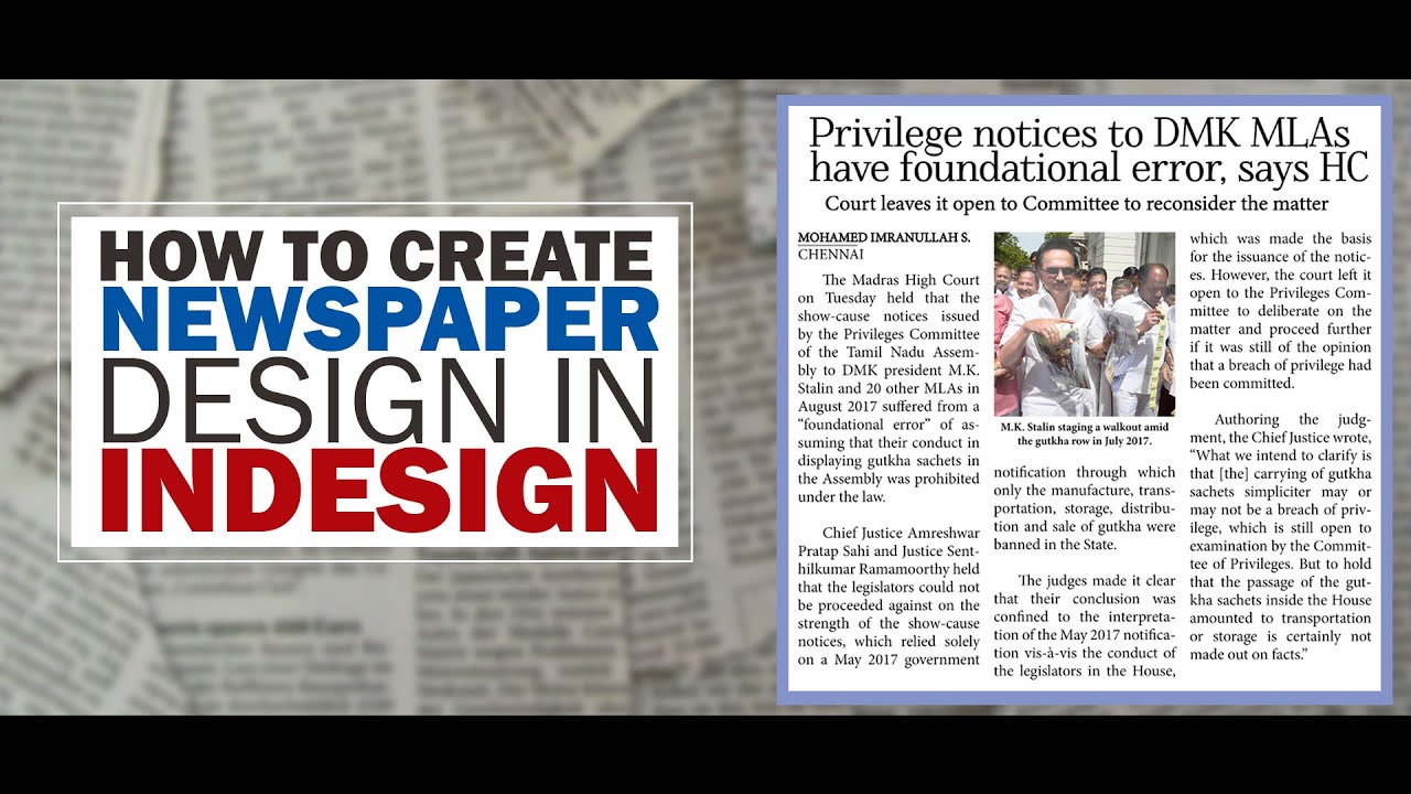 Indesign HOW TO CREATE NEWSPAPER DESIGN IN INDESIGN TAMIL YouTube indesign-how-to-create-newspaper-design-in-indesign-tamil-youtube