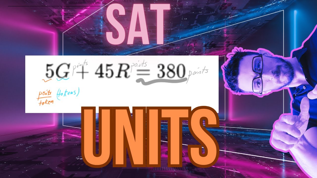 SAT Word Problem with Units - YouTube