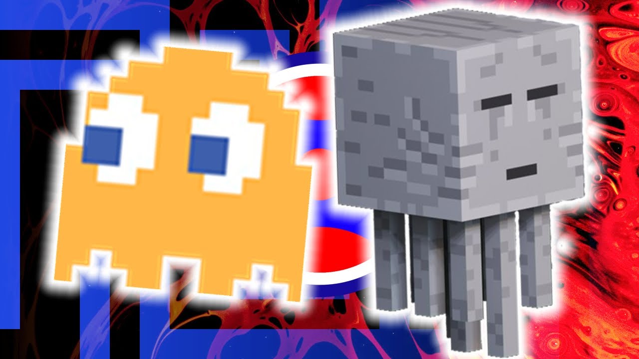 Clyde vs Ghast (Pac-Man vs Minecraft) - Boron Rap Battles - YouTube