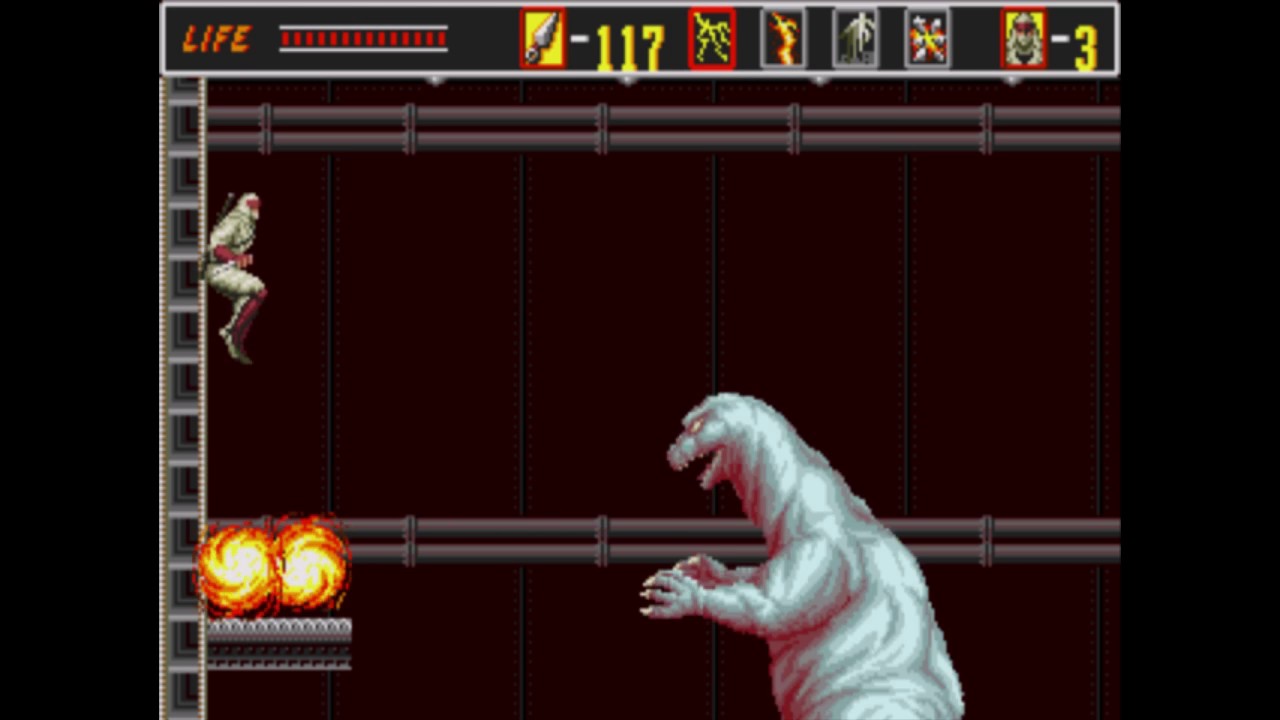 Revenge of Shinobi - Godzilla - YouTube