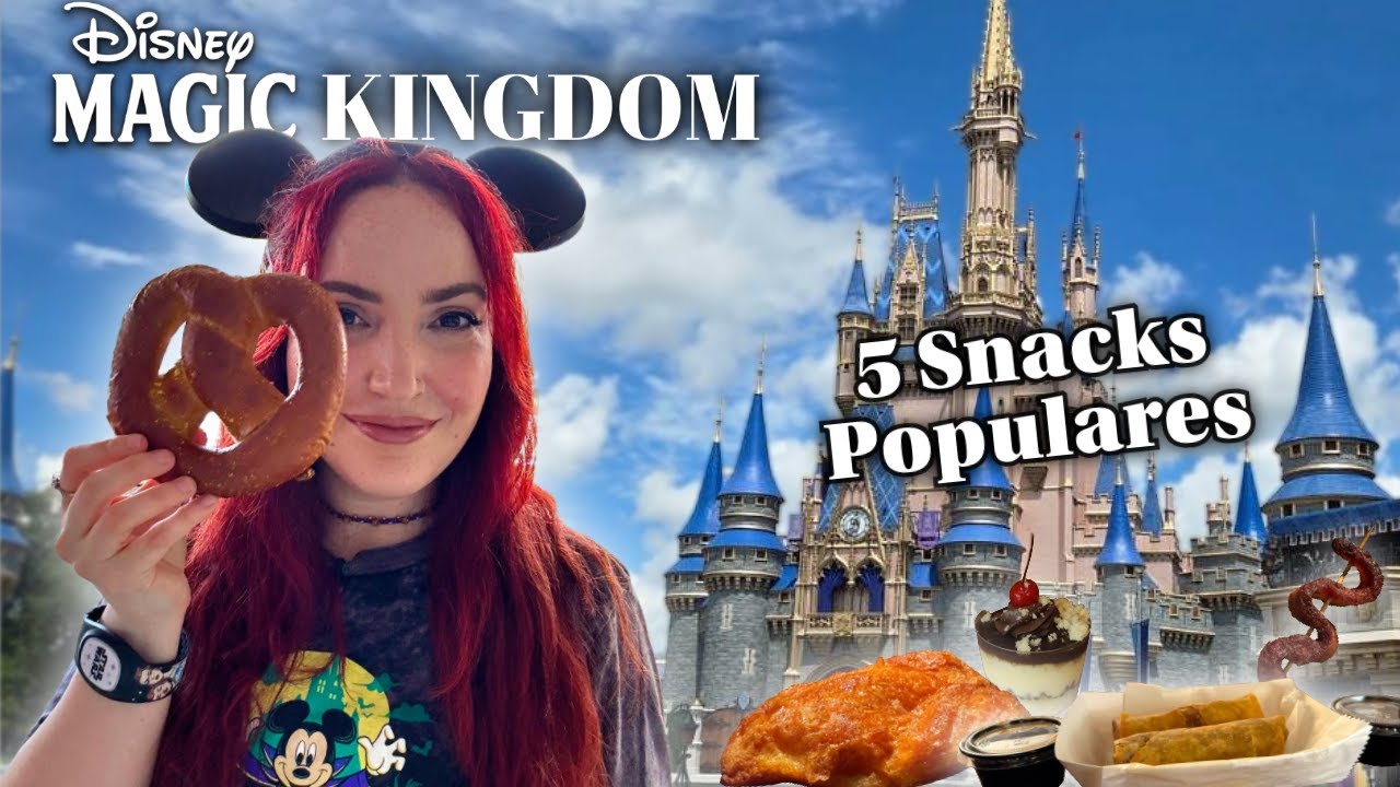 5 Snacks POPULARES en Magic Kingdom | Disney World - YouTube