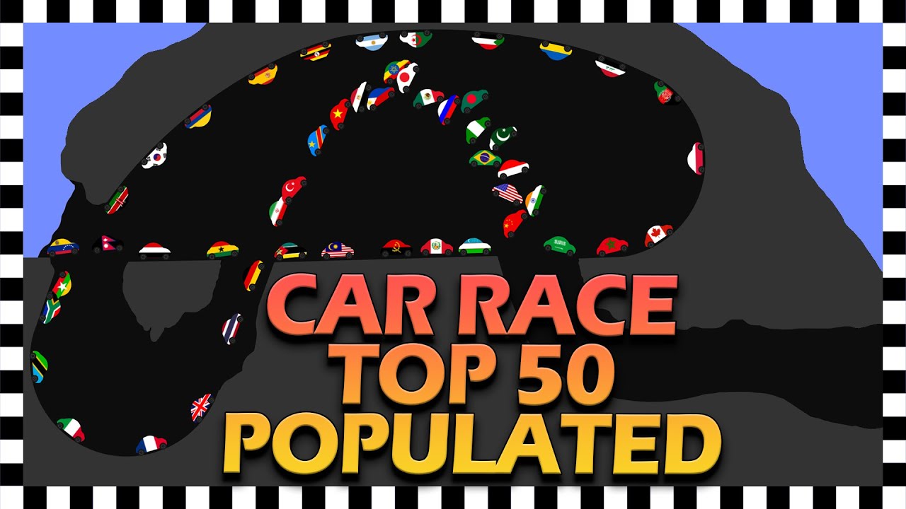 Car Race - Country Cars - Top 50 Populated Countries 2020 - Algodoo ...