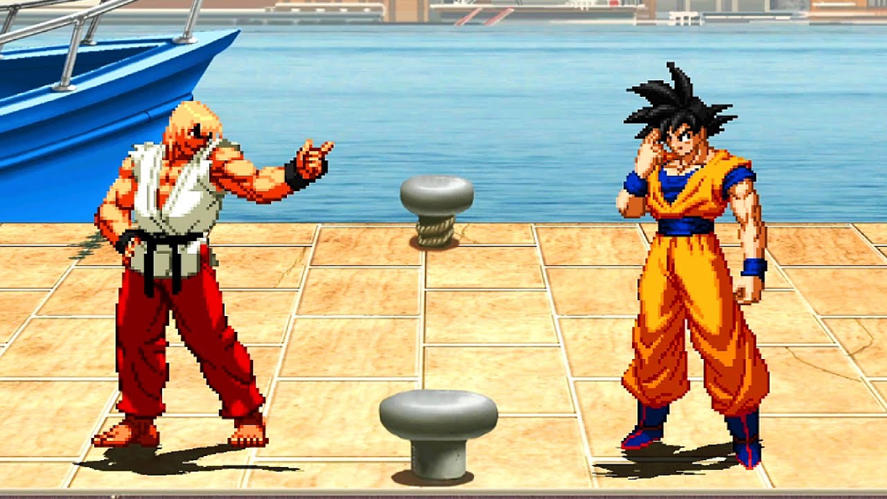 GOKU VS MASTER KEN! INSANE COMBAT! - YouTube