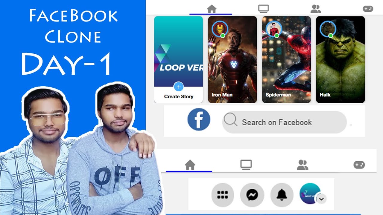 Creating Facebook Clone using #html and #css Day 1 - YouTube