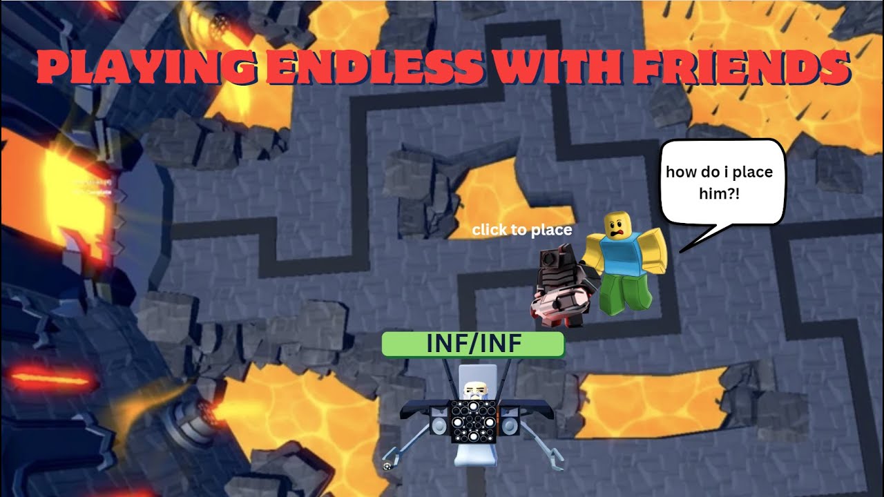 playing ttd endless with my friends(noob edition) - YouTube