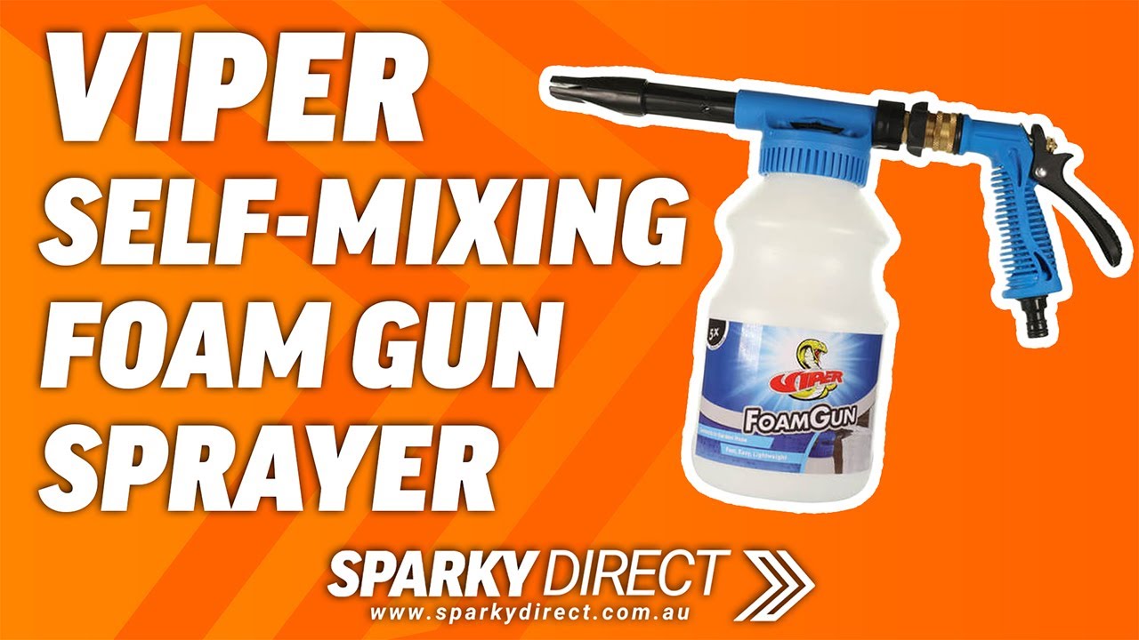 Viper RT300S | Foam Gun 5 Dilution Ratios - YouTube