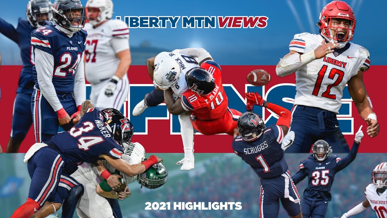 Liberty Flames Defense 2021 Highlight Reel - YouTube