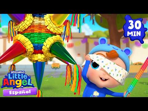 Los dulces de la piñata 🍬🪅 Canciones Infantiles 🎵 Little Angel Español