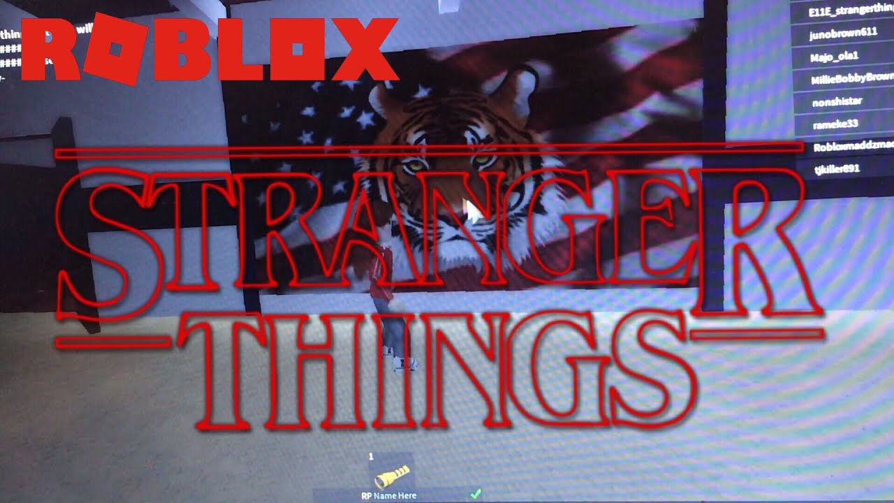 Stranger things Role play | Roblox - YouTube
