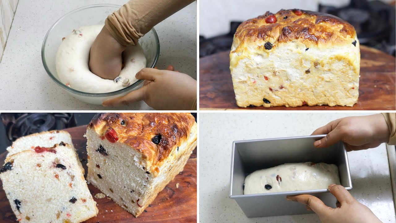 Christmas Fruit Bread Recipe | christmas recipes | fruit bread recipe - YouTube