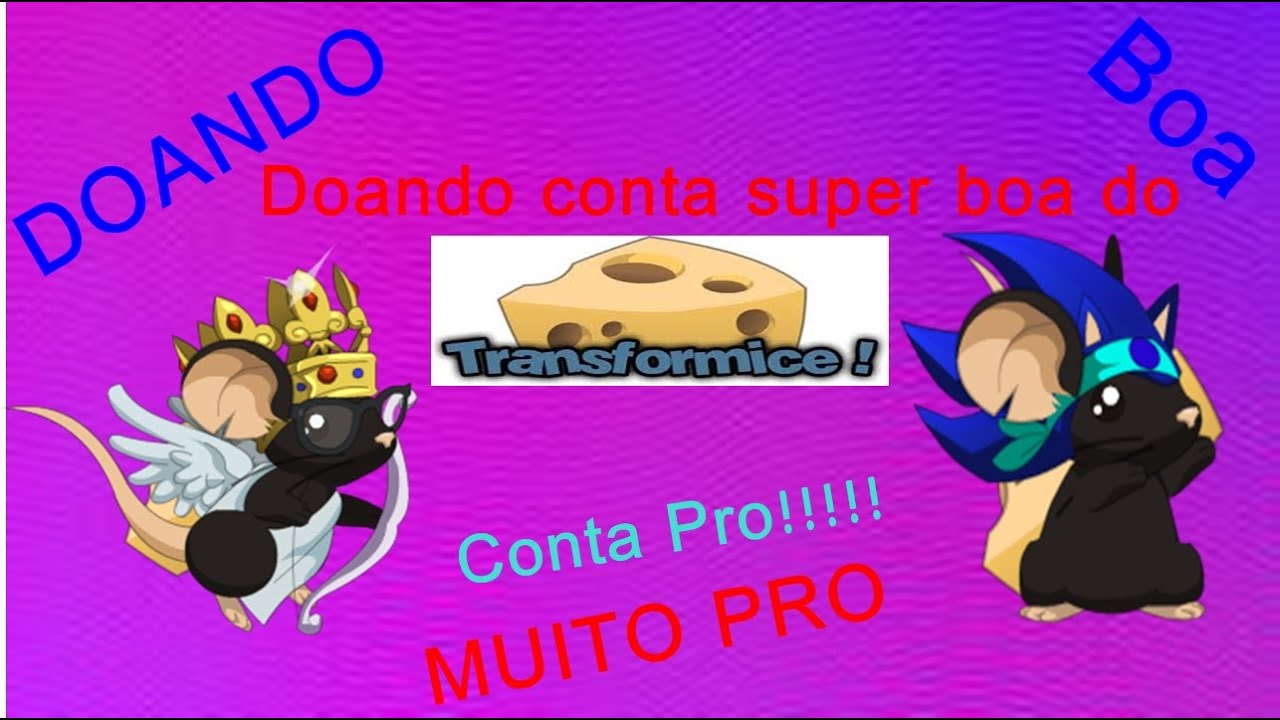 Doando uma conta super boa do transformice! - YouTube