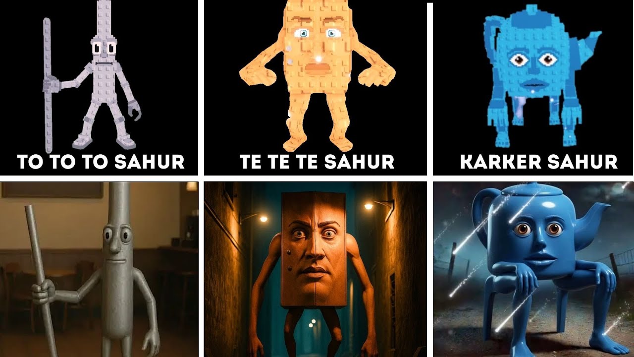🥶 All Sahur Family Steal a Brainrot VS Real Life All Sahur Family ...