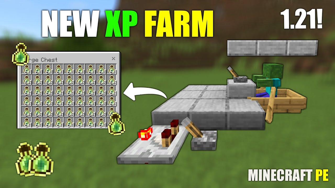 Minecraft: Máy Farm Kinh Nghiệm Đơn Giản ( 1.21 ) - YouTube