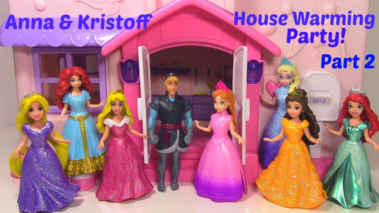 Disney Frozen Anna and Kristoff House Warming Party PART 2 Frozen ...