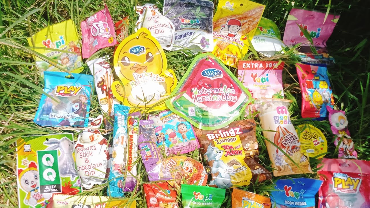 Wooowww Amazing Snack & Yupi!!!Lotte,es krim, Marsmallow,Cucu ,Nyam ...