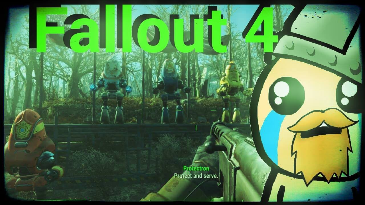 Fallout 4 Protectrons On Parade | Little Viking - YouTube