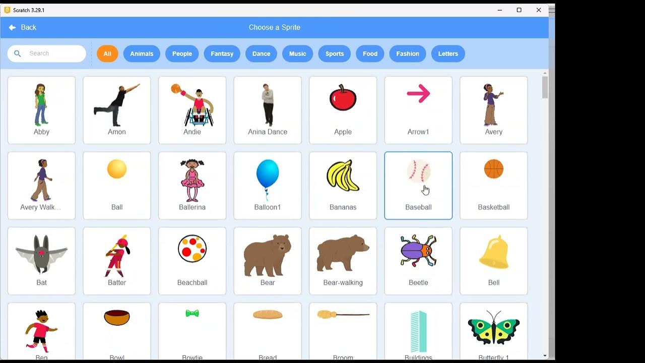 Scratch Baseball Game Tutorial Hit Animation Collision Detection And Randomised Hitting Youtube