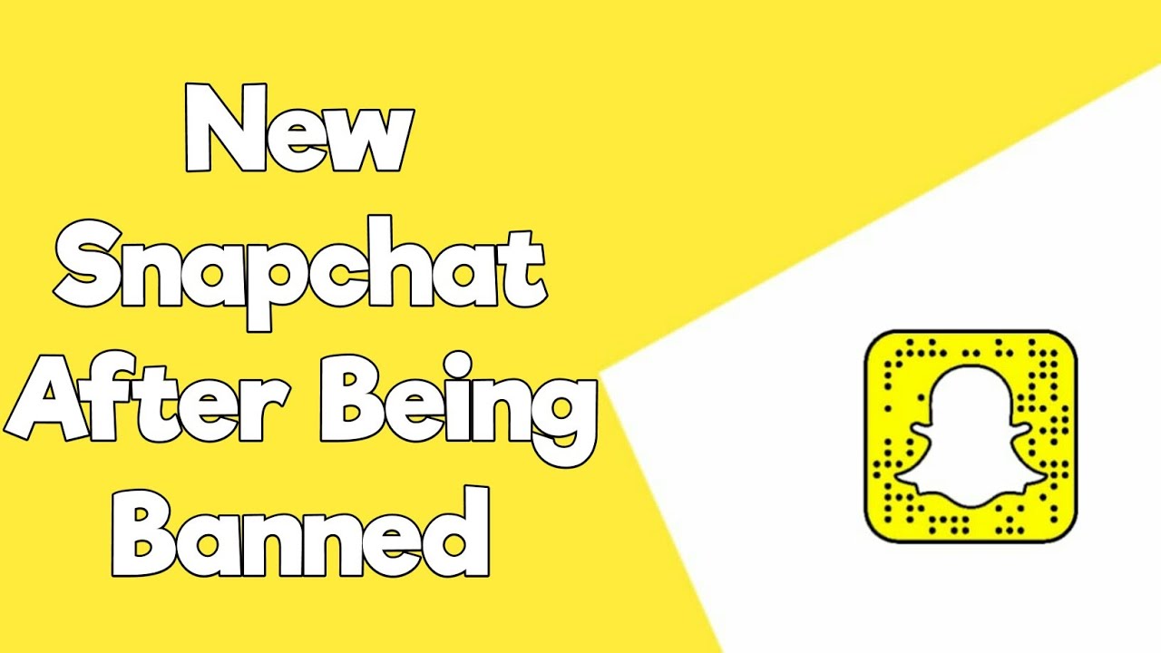 How to make a new snapchat after being ban - YouTube