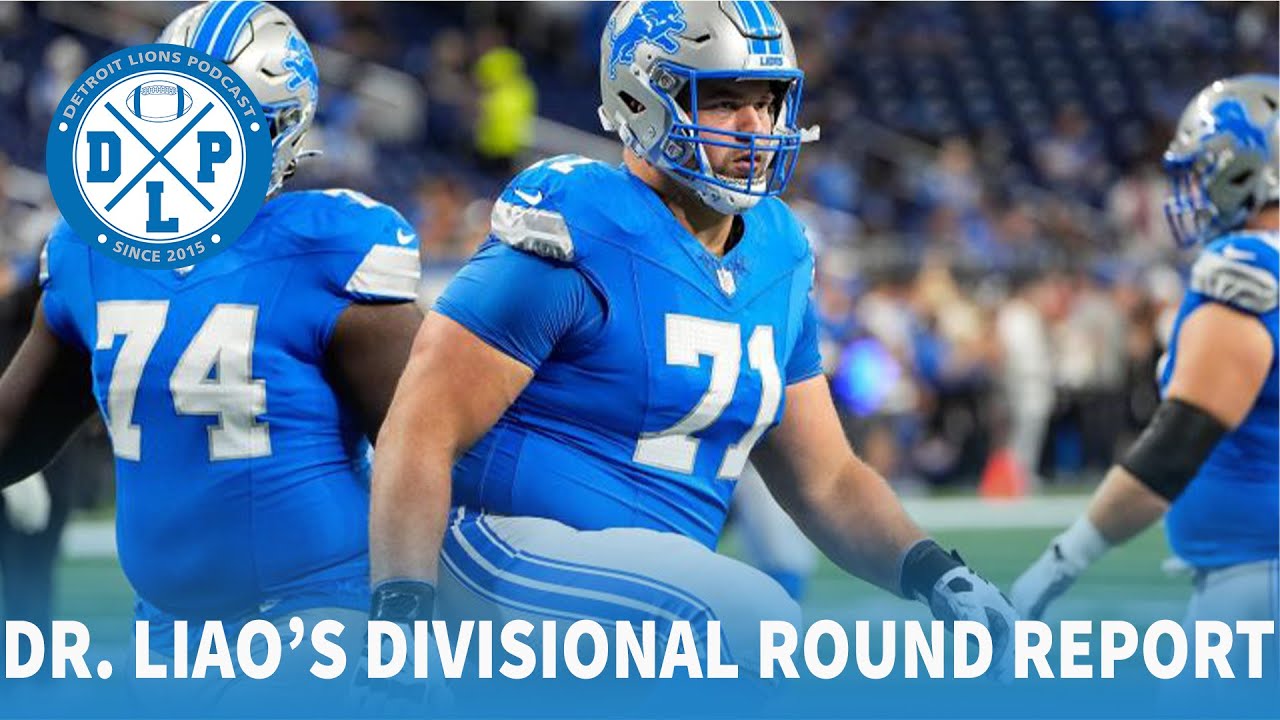 Dr. Liao's Divisional Round Injury Report | Detroit Lions Podcast - YouTube