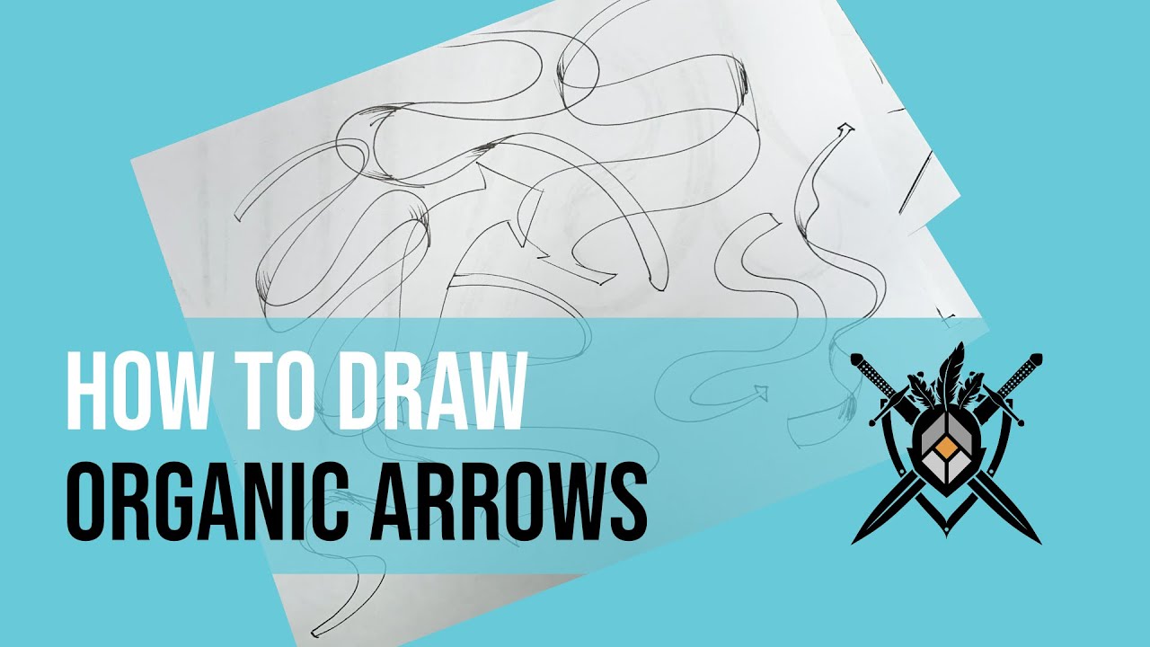 How To Draw Organic Arrows - YouTube